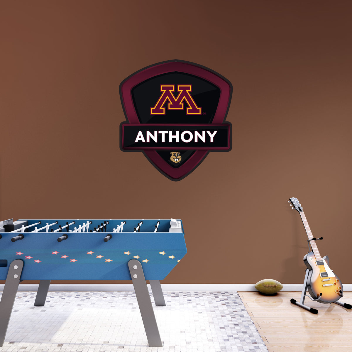 Minnesota Golden Gophers - Badge - With Personalized Name - Official N ...