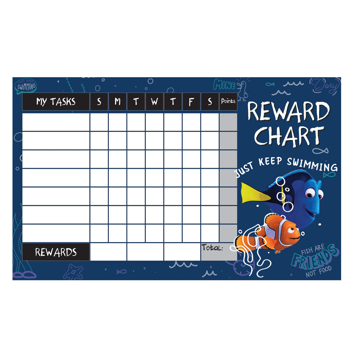 Nemo - Rewards Chart - Dry Erase Rewards Chart - Official Disney - Reu ...