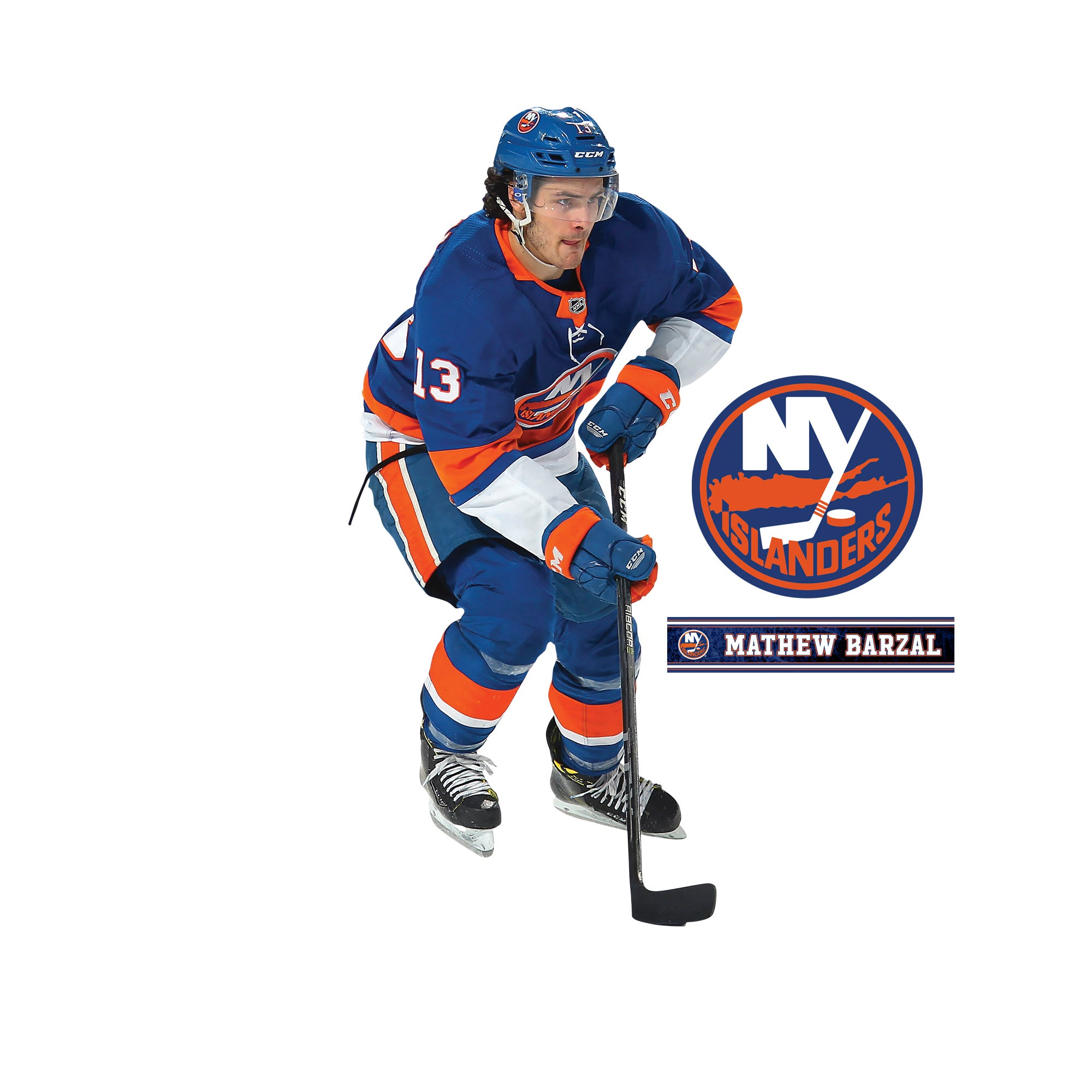 Mathew Barzal NHL Removable Wall Decal | Fathead Official Site