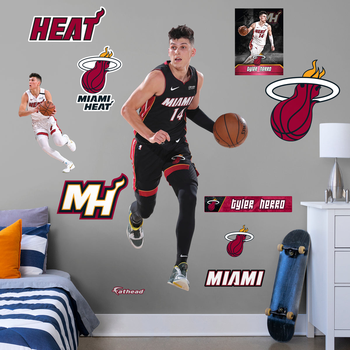 Tyler Herro - RealBig Collection - Official NBA - Miami Heat - Reusabl ...