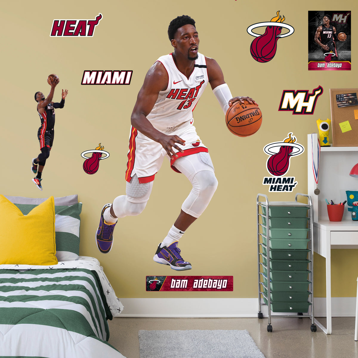 Bam Adebayo - RealBig Collection - Official NBA - Miami Heat - Reusabl ...