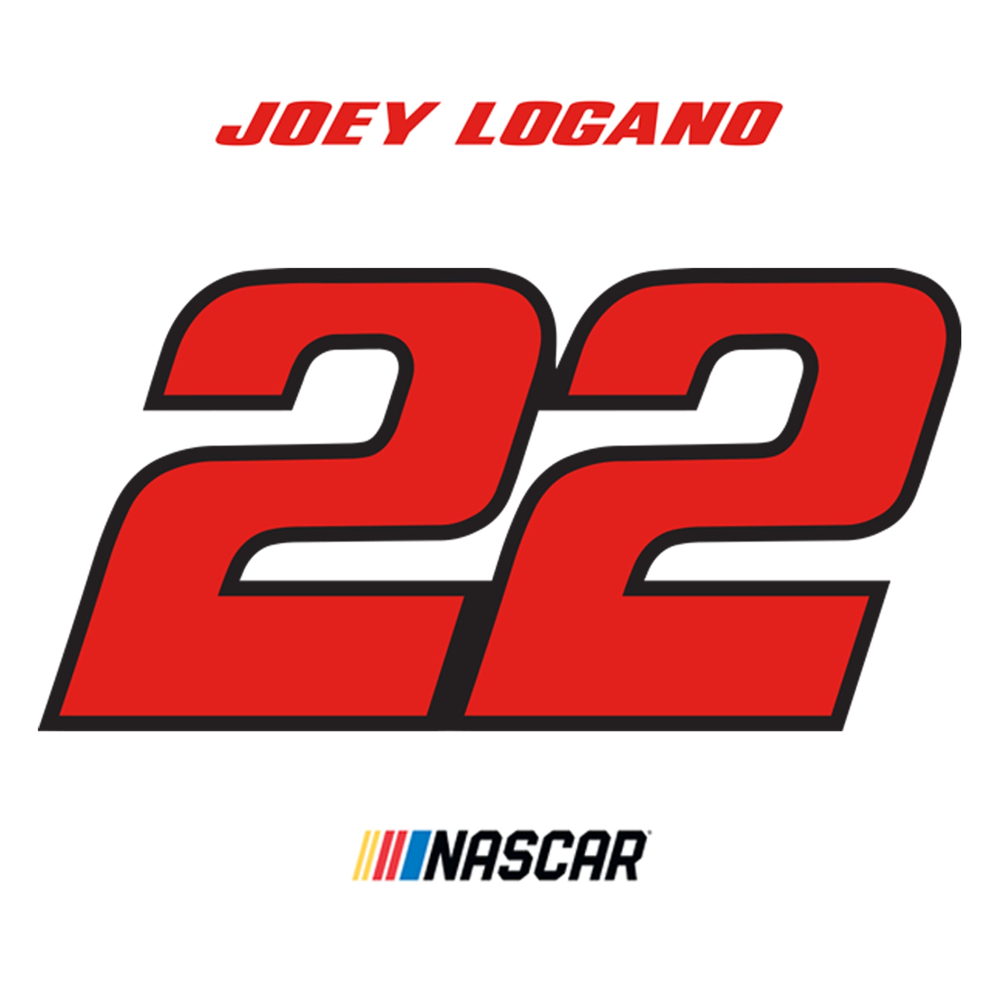 Joey Logano #22 Logo - RealBig Logo Collection - Official NASCAR - Tea ...