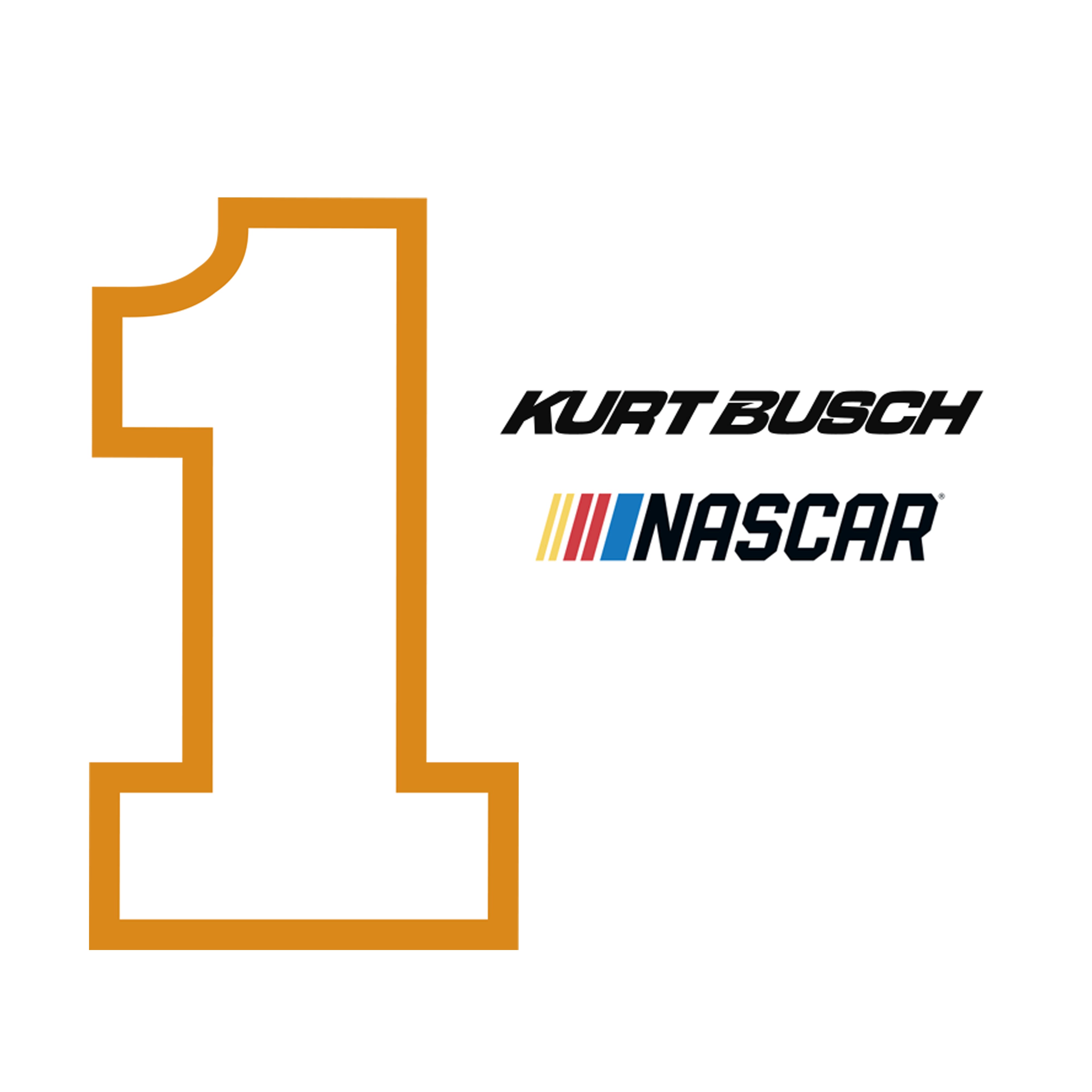 Kurt Busch #1 Logo - RealBig Collection - Official NASCAR - Reusable V ...