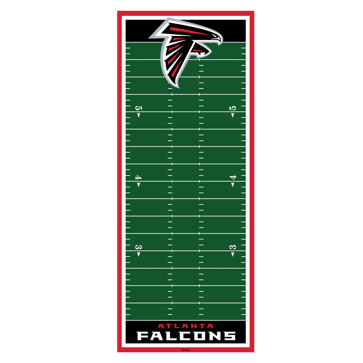 Atlanta Falcons - Growth Chart - Official NFL - Reusable Vinyl Wall De ...
