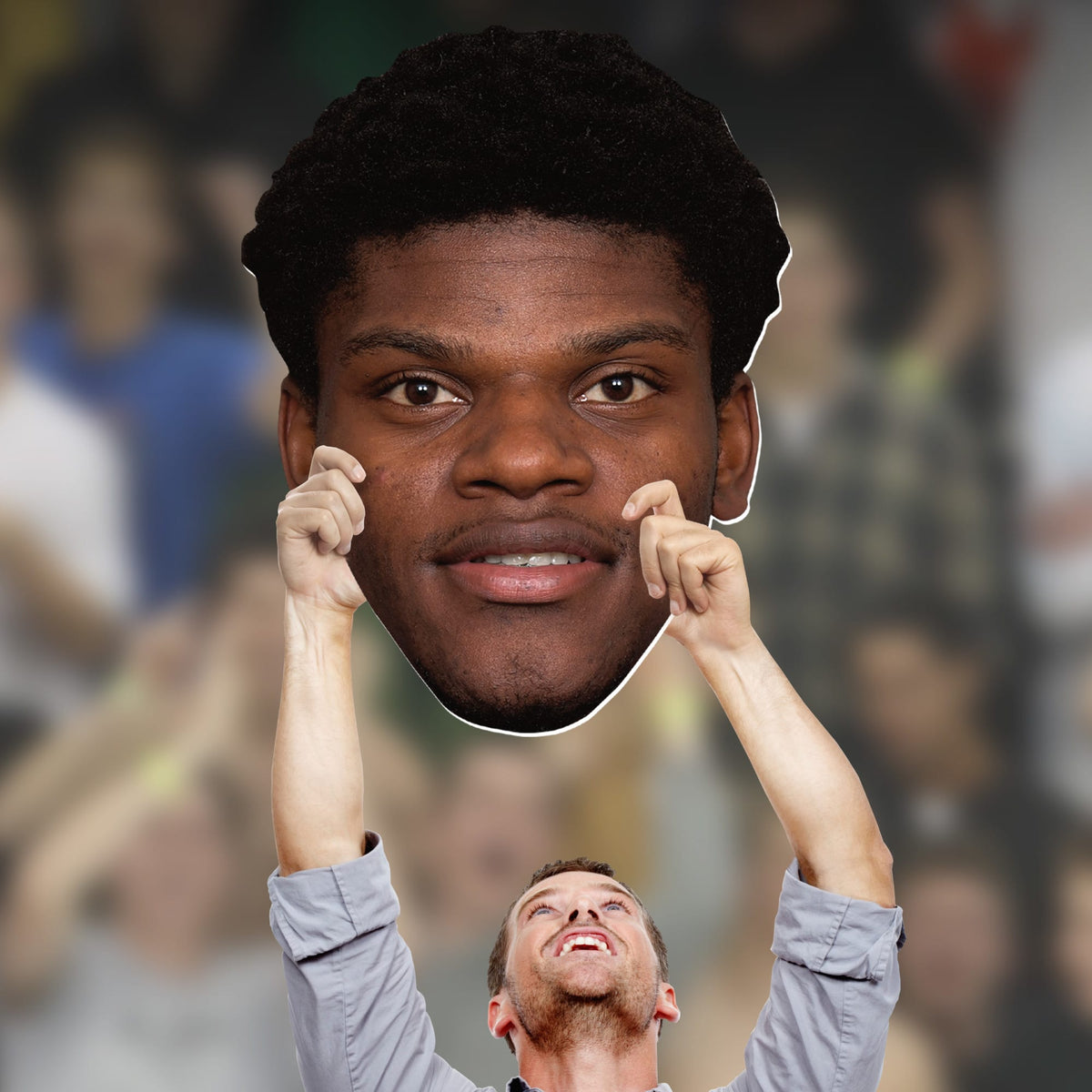 Lamar Jackson - Big Head - Official NFL - Baltimore Ravens - Foam Core ...