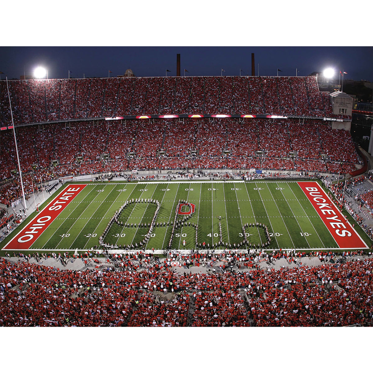 Ohio State Buckeyes - Ohio Script Stadium Mural - Peel & Stick Poster ...