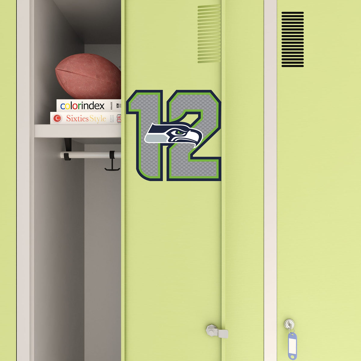 Seattle Seahawks 12 Logo Removable Wall Decal | Fathead Official Site