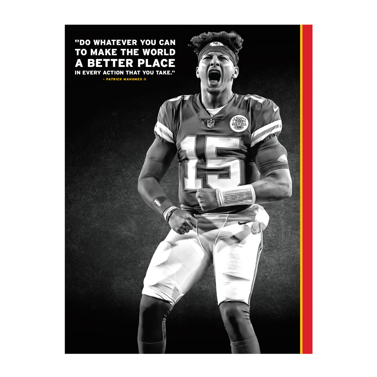 Patrick Mahomes II - Inspirational - Peel & Stick Poster - Official NF ...