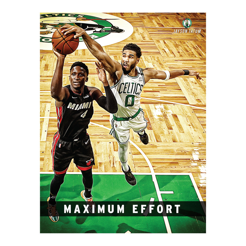 Jayson Tatum - Block - Motivational - Peel & Stick Poster - Official N ...