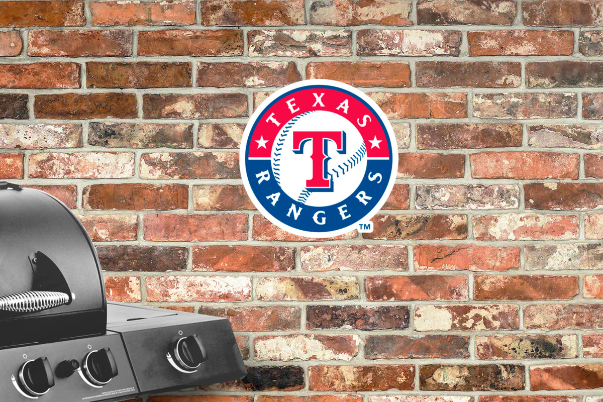 Texas Rangers - Logo - Outdoor Wall Decals - Official MLB - Scratch Re ...