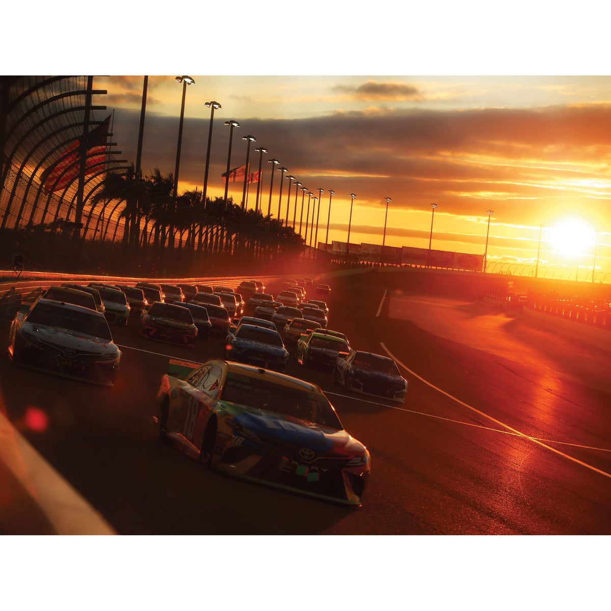 Homestead-Miami Speedway - Sunset Mural - Peel & Stick Poster - Offici ...