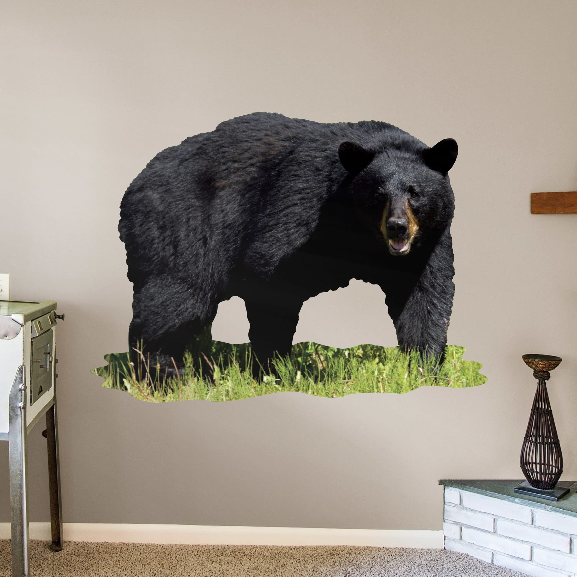 Black Bear Removable Vinyl Decal | Fathead Official Site