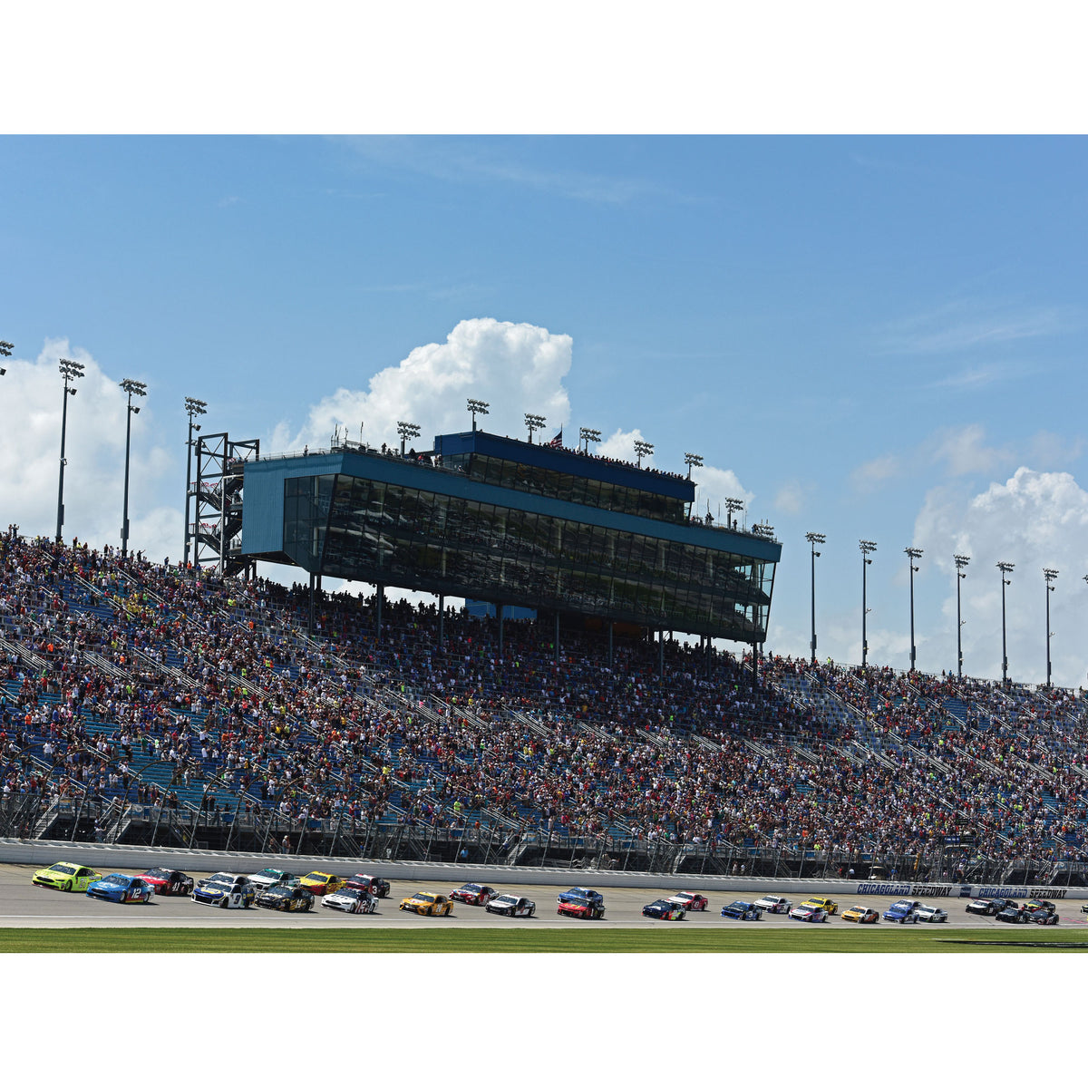 Chicagoland Speedway Stands - Peel & Stick Poster - Official NASCAR ...