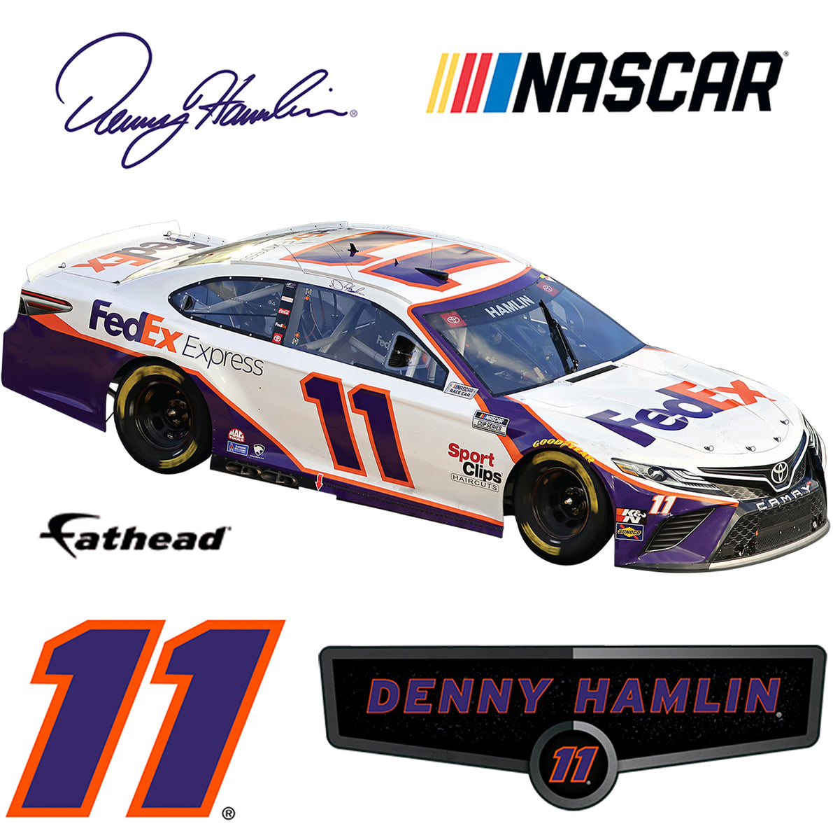 Denny Hamlin - RealBig FedEx Car Collection - Official NASCAR - Reusab ...