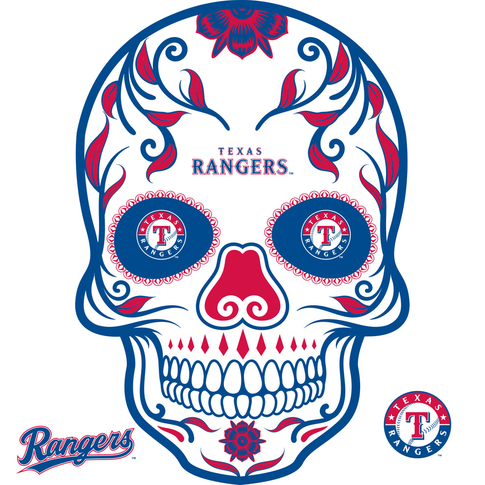 Texas Rangers - RealBig Sugar Skull Collection - Official MLB - Reusab ...