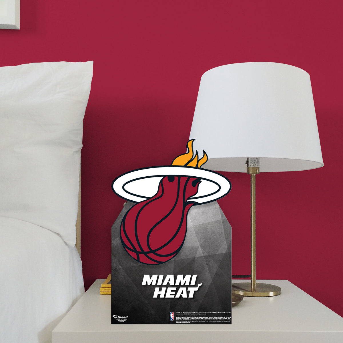Miami Heat Logo - Mini Stand Out - Official NBA - Cardstock Cutout ...