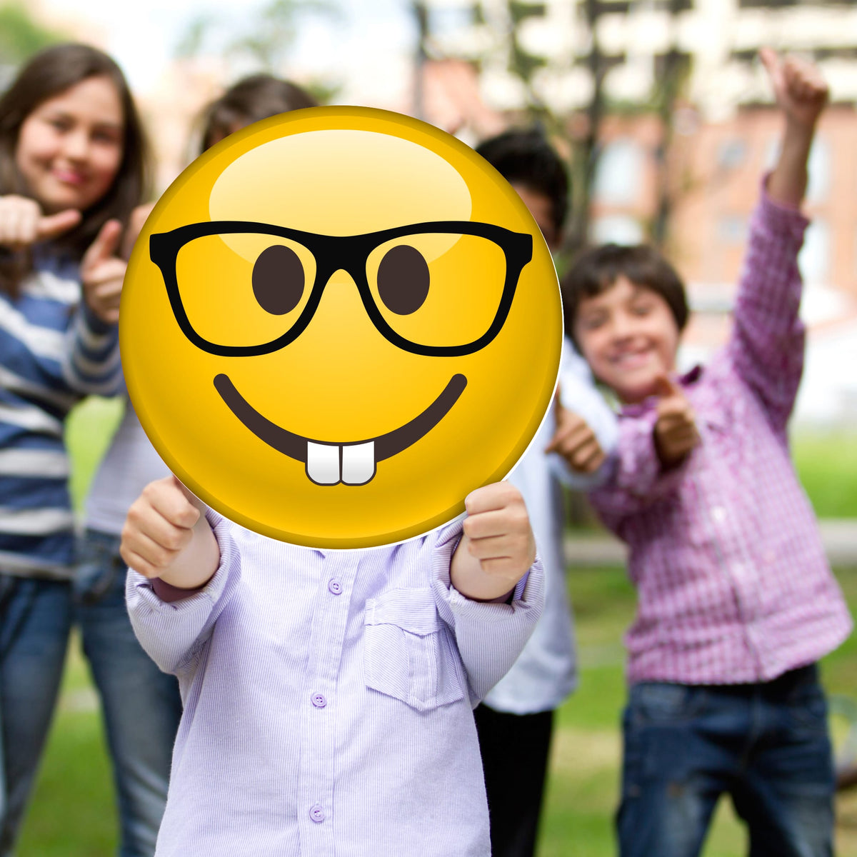 Fathead Faces Nerd Face Foam Core Cutout - Big Head