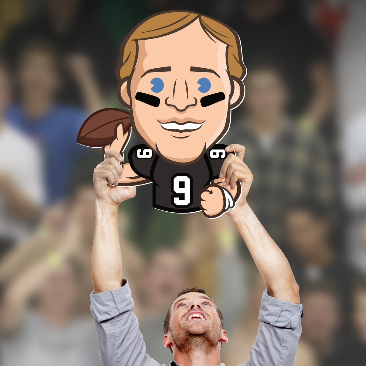 Drew Brees - Big Head - Official NFL - New Orleans Saints - Foam Core ...