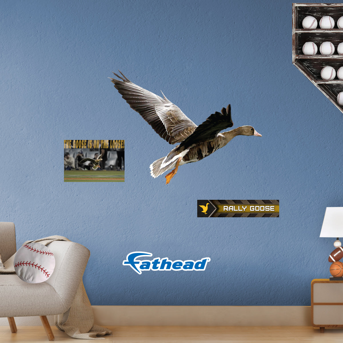 Animals: Rally Goose RealBig - Removable Adhesive Decal – Fathead