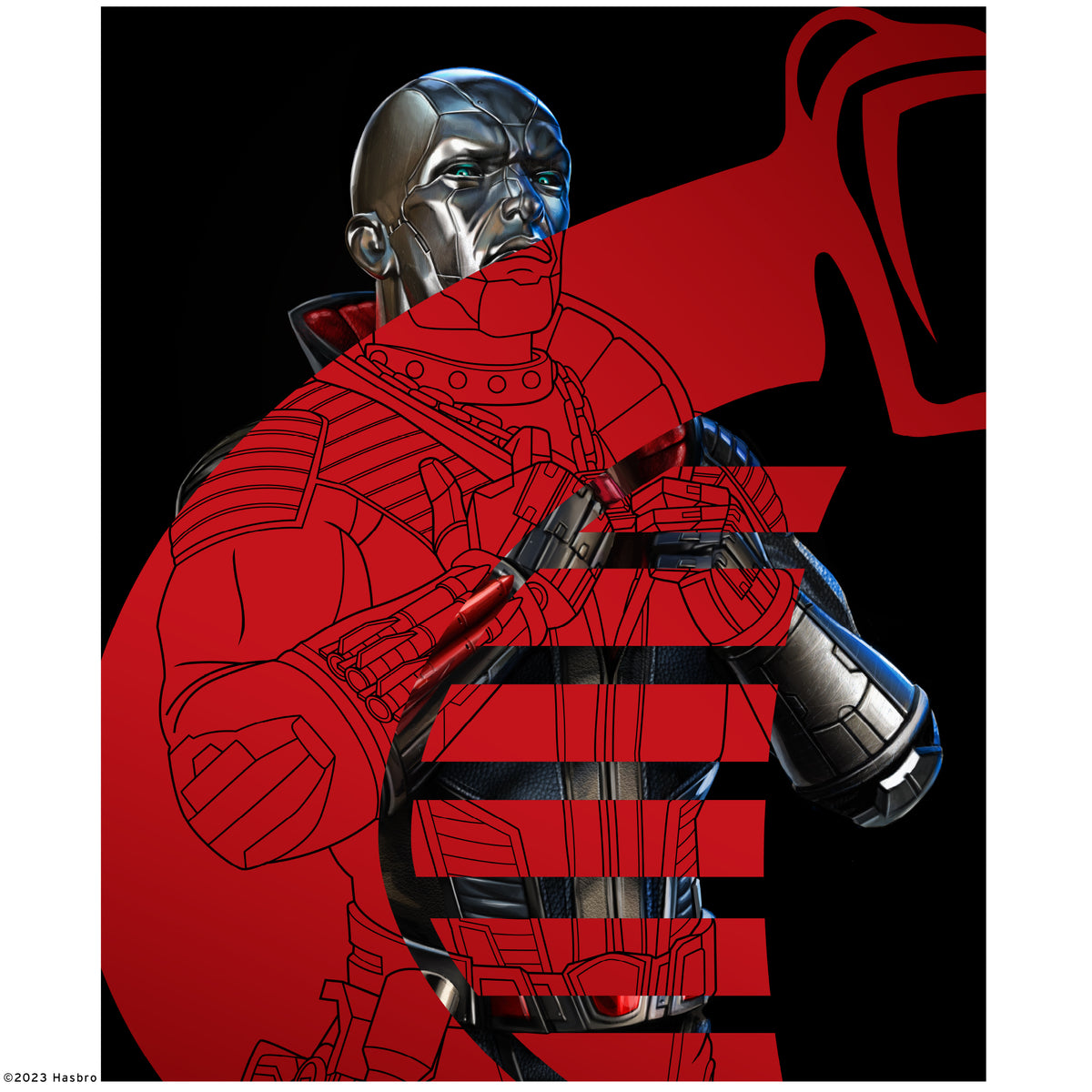 G.I. Joe Destro - Peel & Stick Poster - Official Hasbro - G.I. Joe - R ...