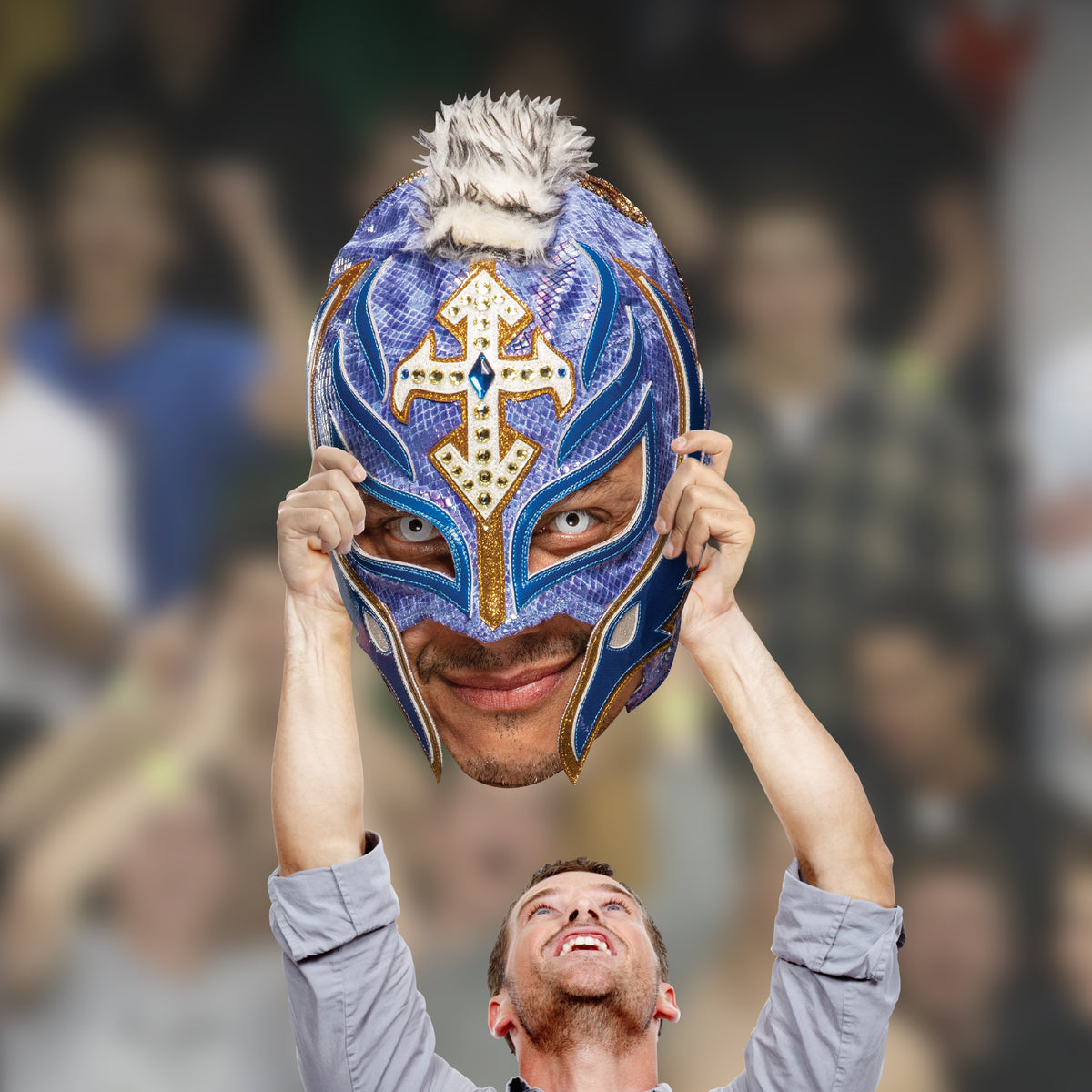 Rey Mysterio - Big Head - Official WWE - WWE - Foam Core Cutout – Fathead