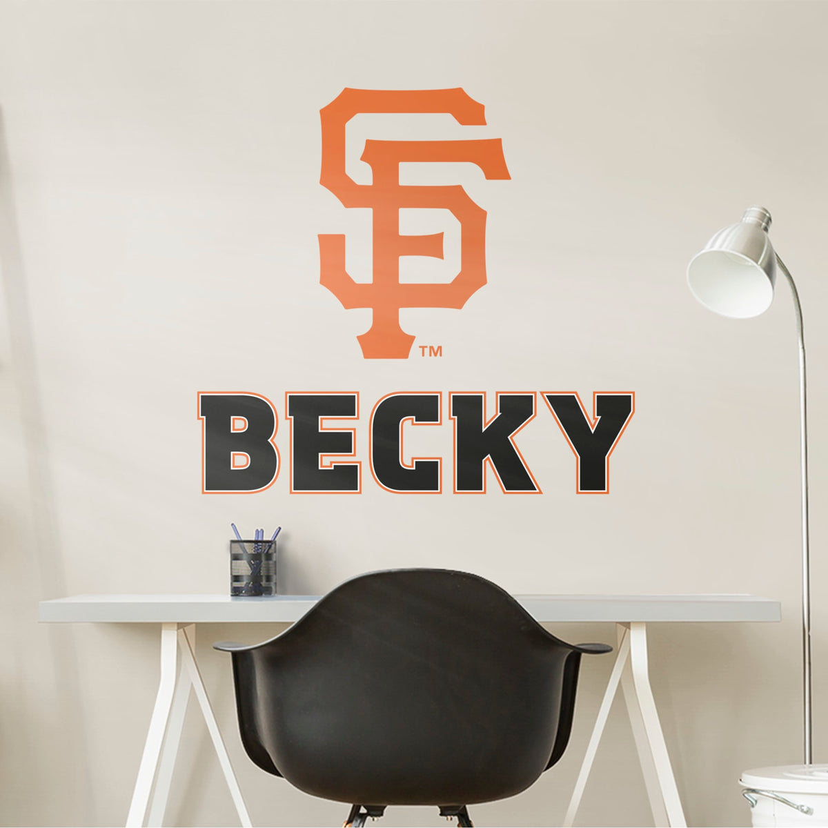 San Francisco Giants: Personalized Transfer Decal | Fathead Official Site