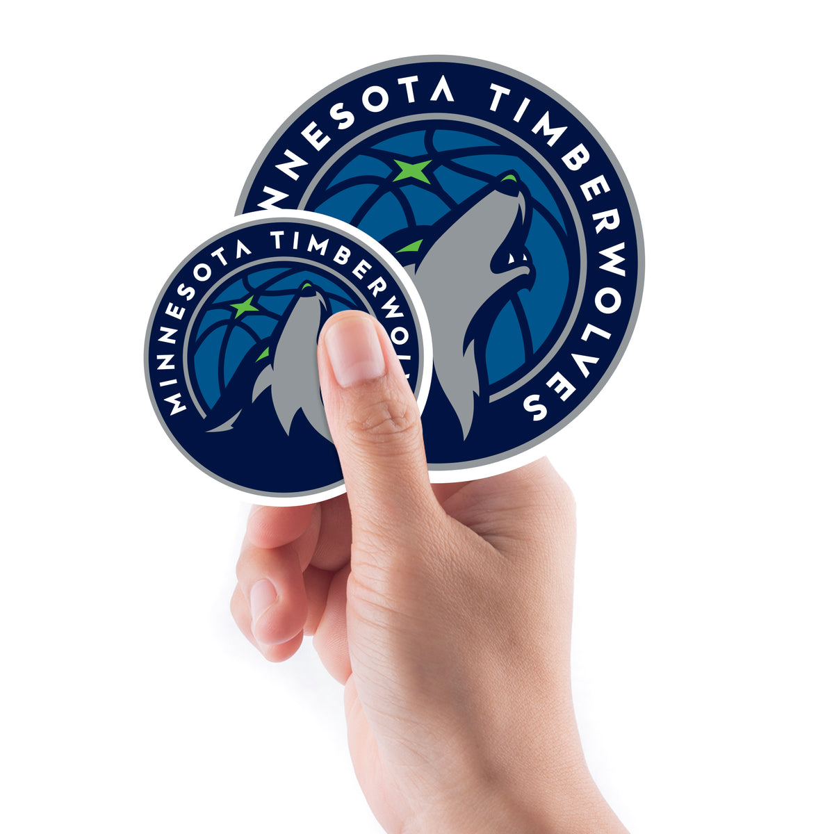 Minnesota Timberwolves - 5 Logo Minis (Mixed Sizes) - Official NBA - R ...