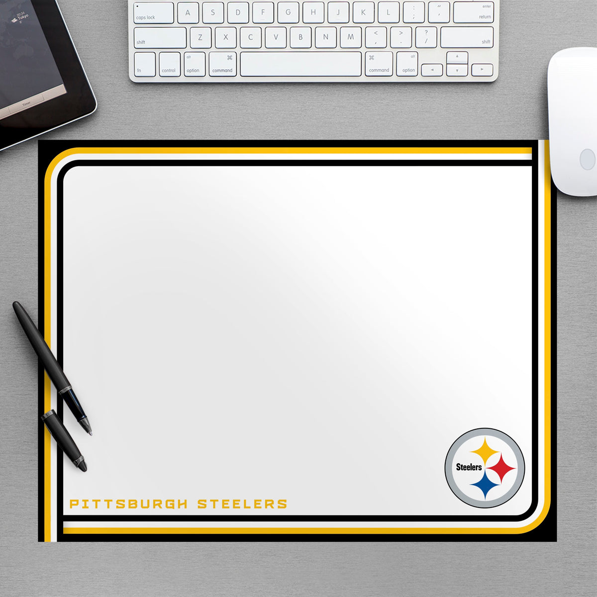 Pittsburgh Steelers - Dry Erase Whiteboard - Official NFL - Reusable V ...