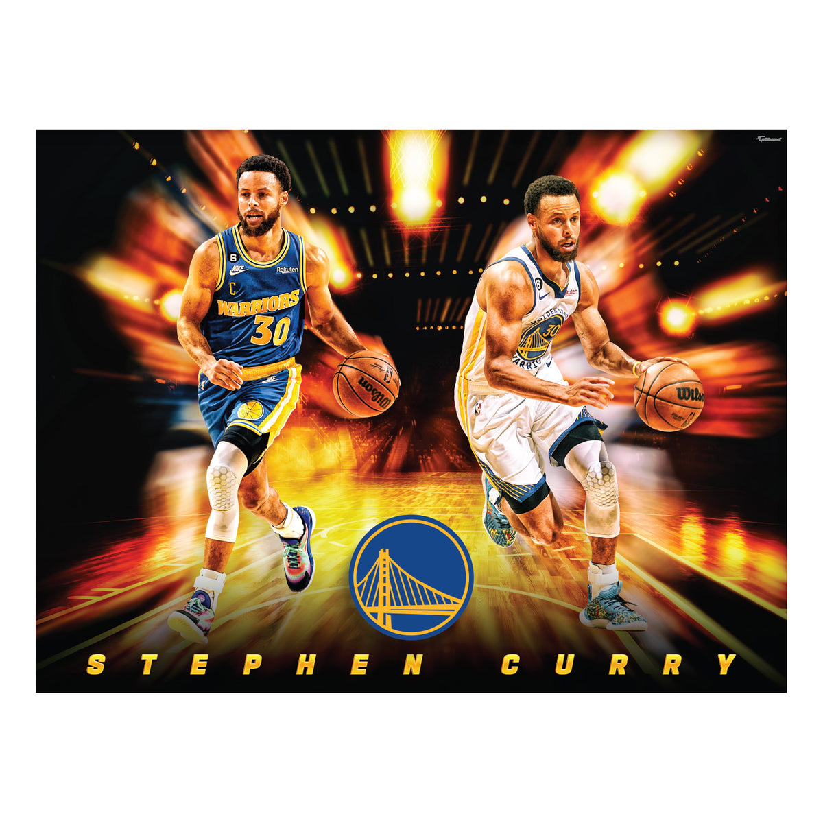 Stephen Curry - Icon Series - Peel & Stick Poster - Official NBA - Gol ...