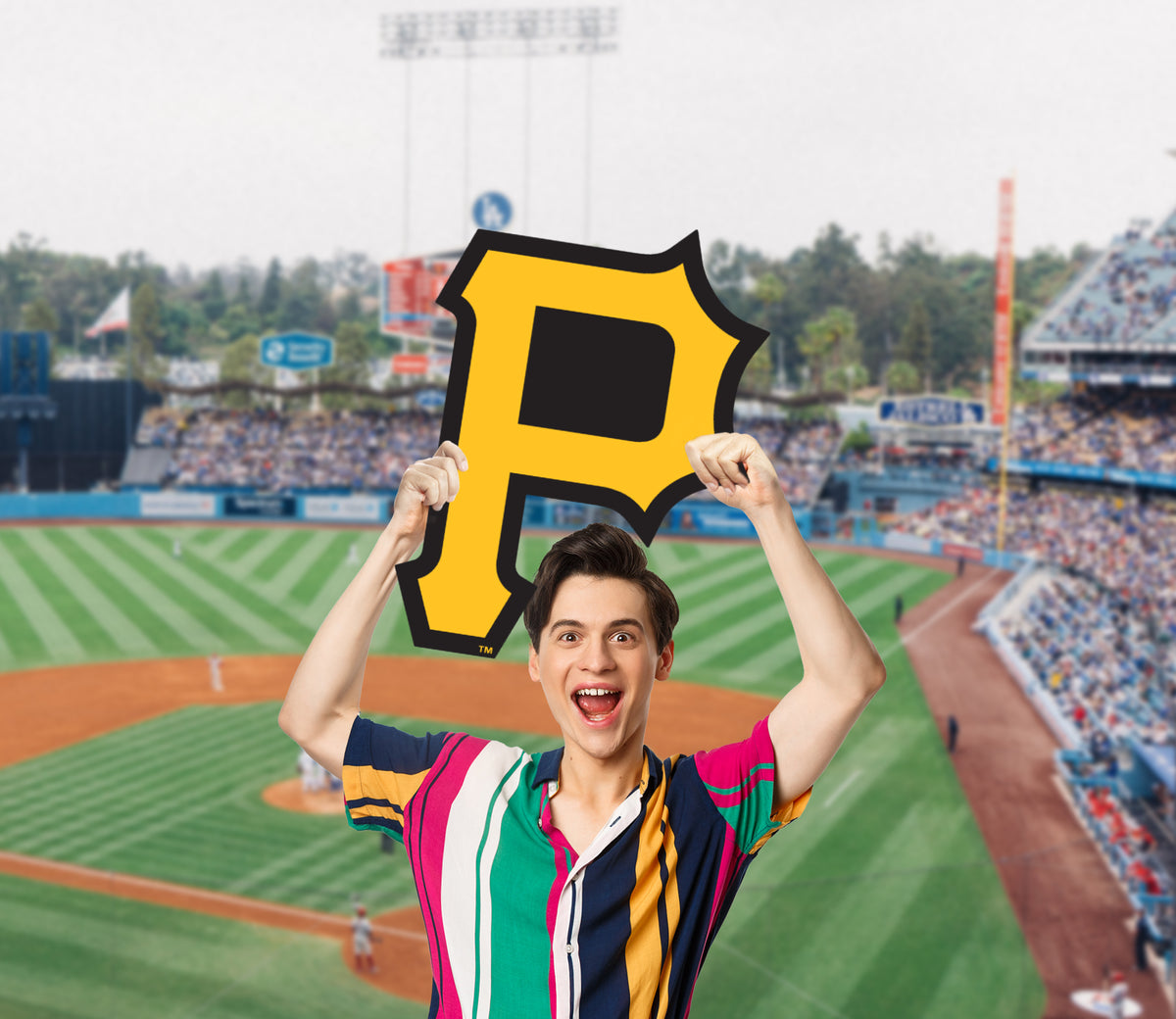 Logo - Big Head - Official MLB - Pittsburgh Pirates - Foam Core Cutout ...