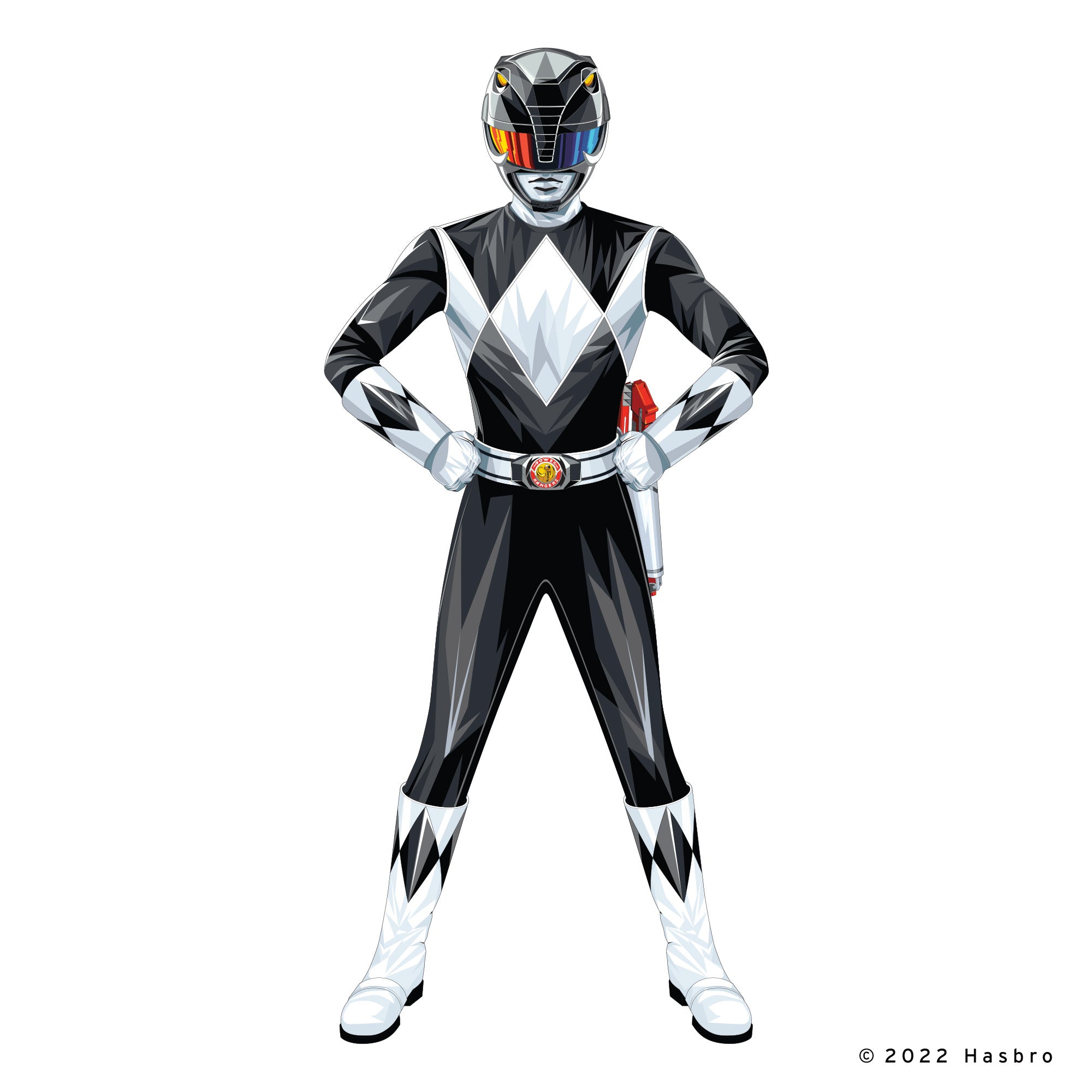 Power Rangers: Black Ranger RealBig - Officially Licensed Hasbro Remov ...