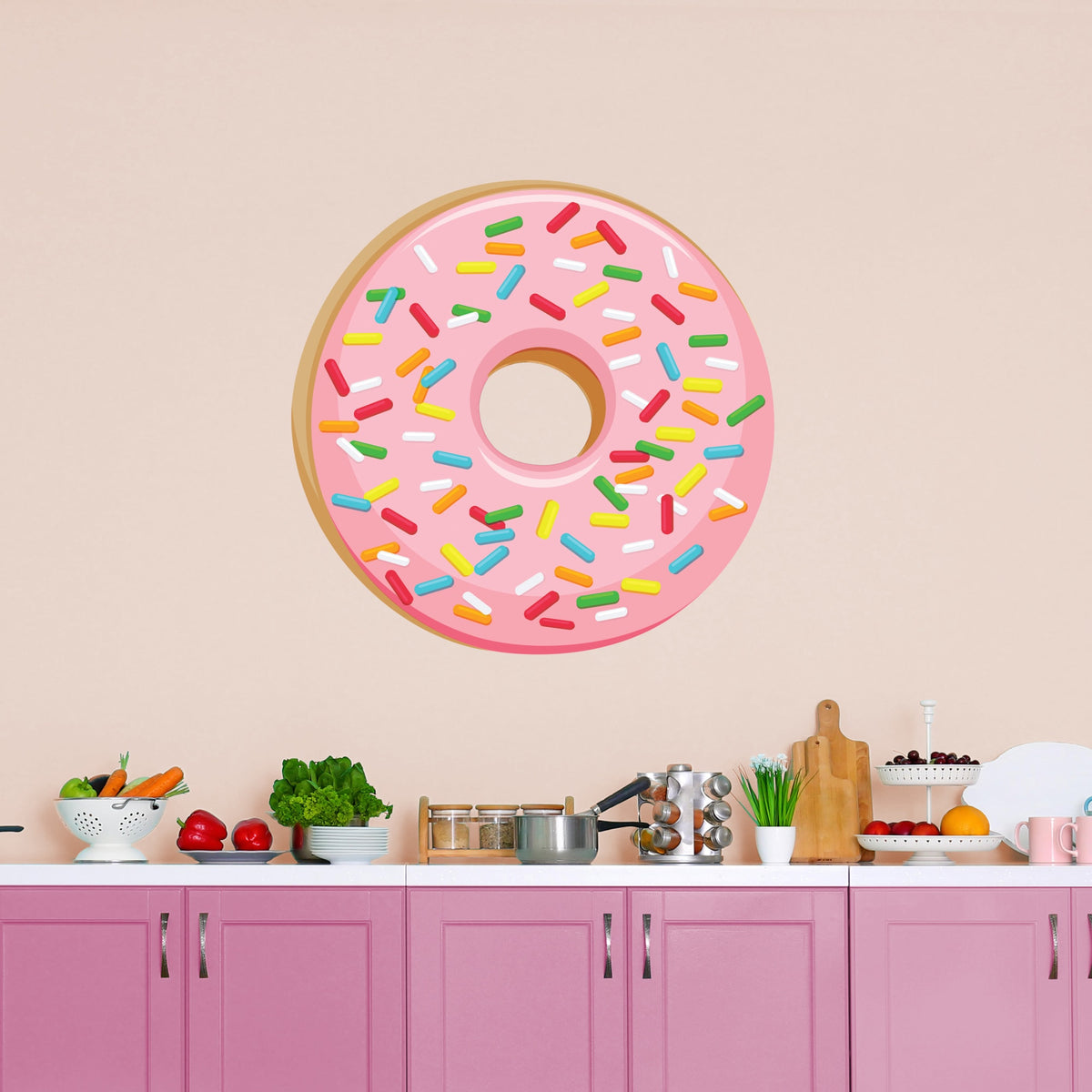 Donut: Illustrated - Removable Vinyl Decal – Fathead