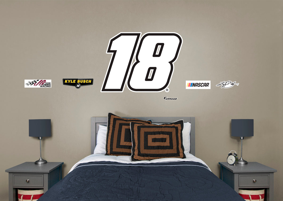 Kyle Busch #18 Logo - RealBig Collection - Official NASCAR - Reusable ...