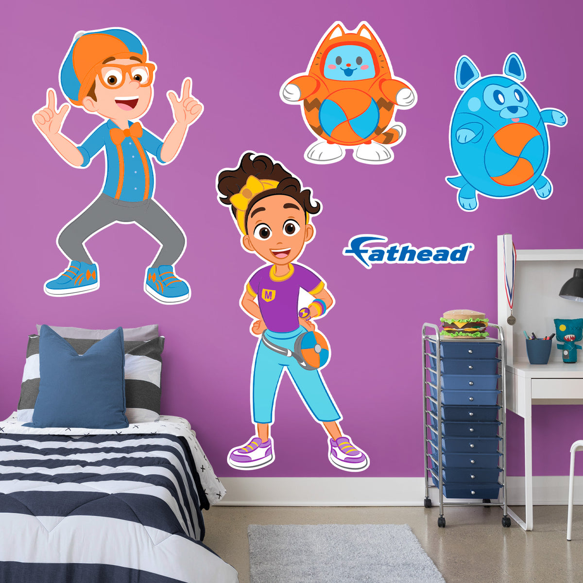 Blippi - RealBig Character Collection - Official Blippi - Reusable Vin ...