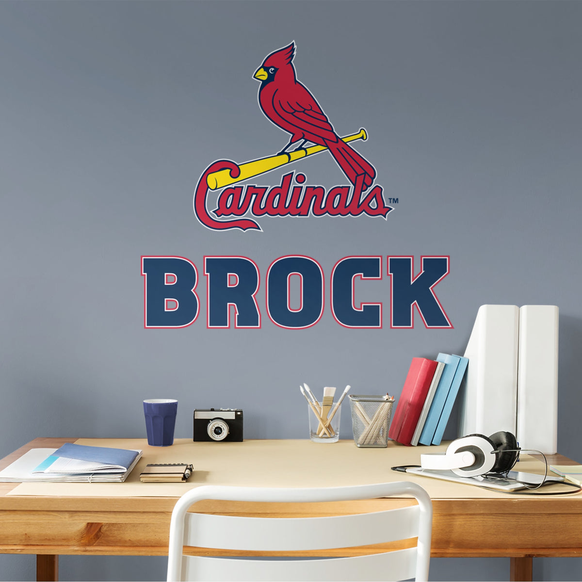 St. Louis Cardinals - Stacked Logo - With Personalized Name - Official ...