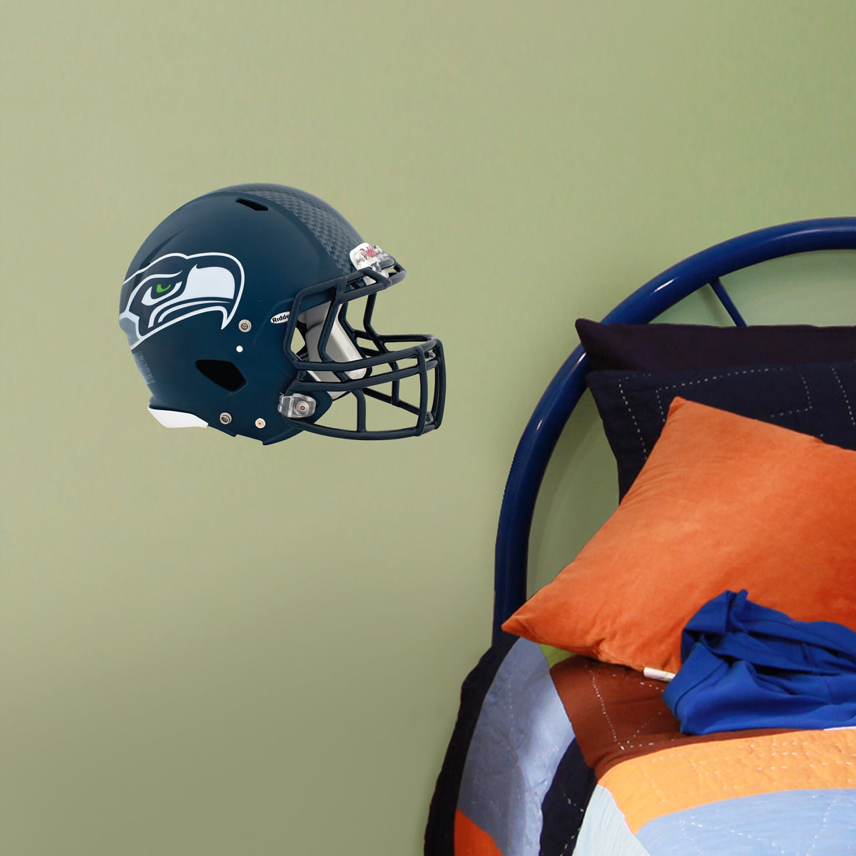 Seattle Seahawks: Helmet Removable Wall Decal | Fathead Official Site