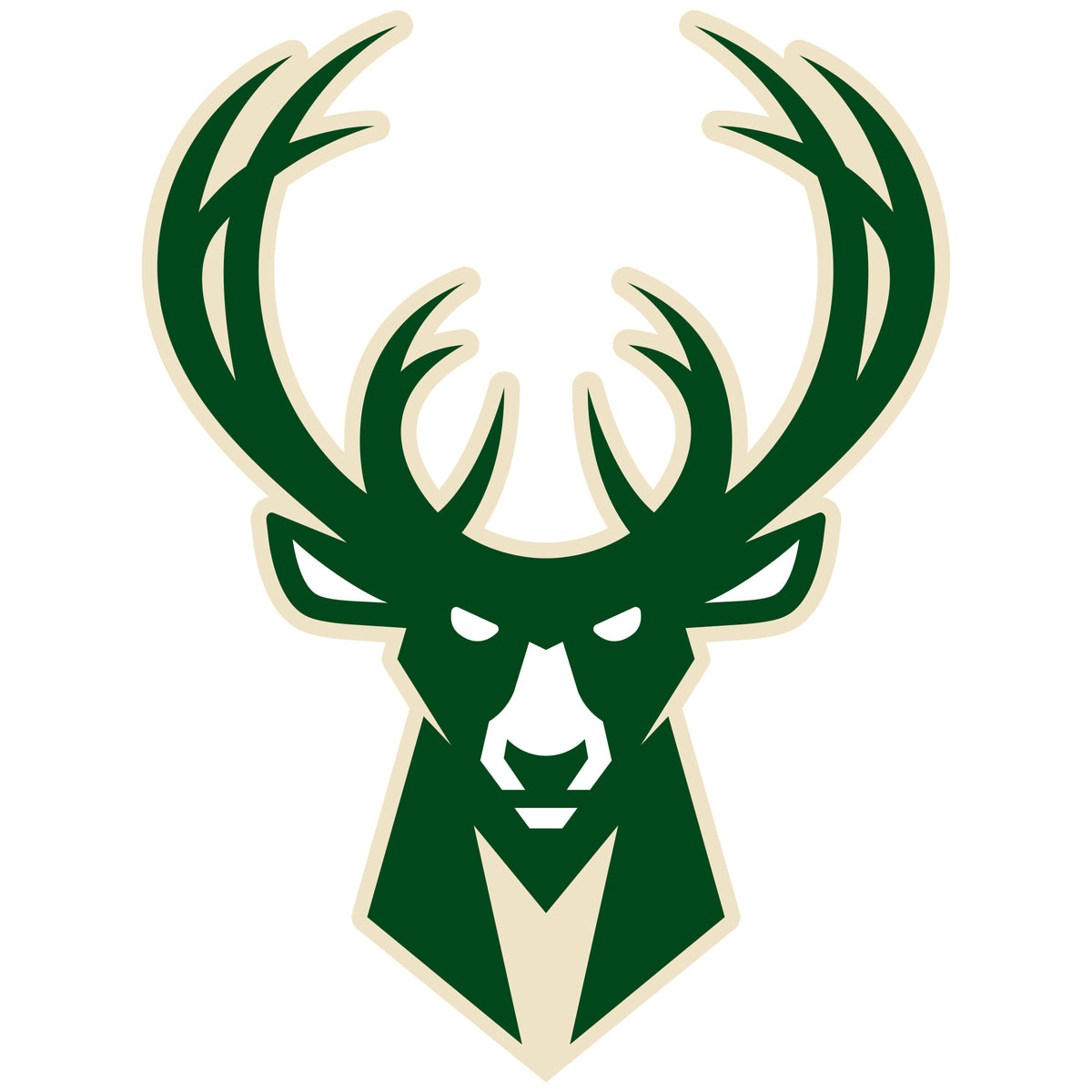 Logo - Big Head - Official NBA - Milwaukee Bucks - Foam Core Cutout ...
