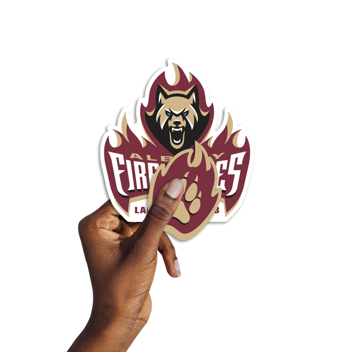 Albany FireWolves: Logo Minis - Officially Licensed NLL Removable Adhe ...