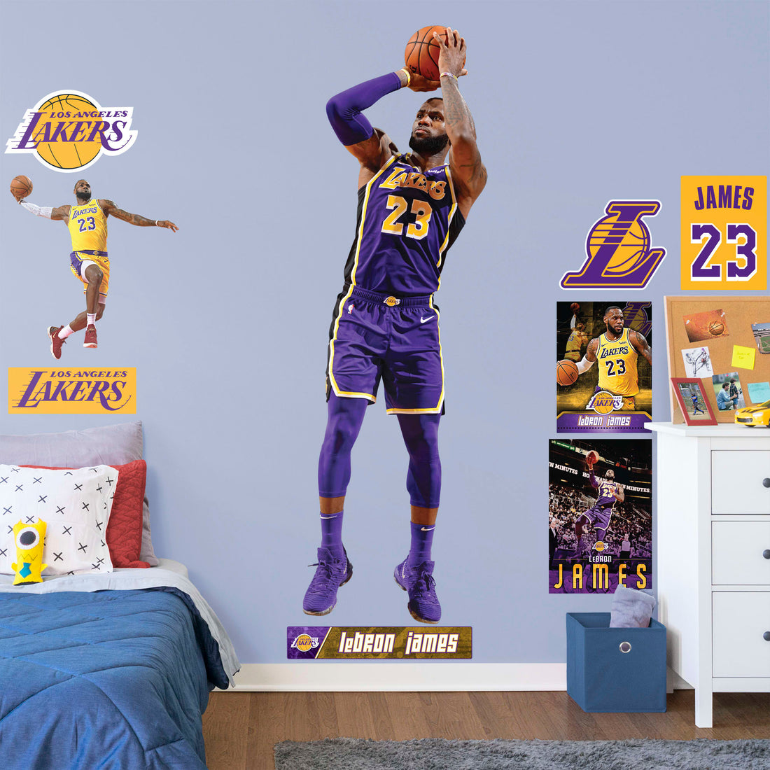 LeBron James NBA Removable Wall Decal | Fathead Official Site