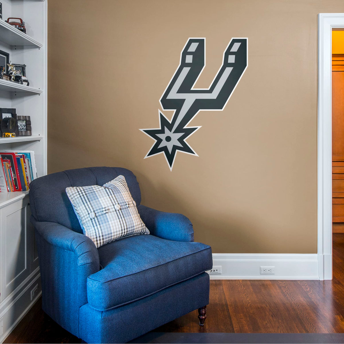 San Antonio Spurs Logo Removable Wall Decal | Fathead Official Site