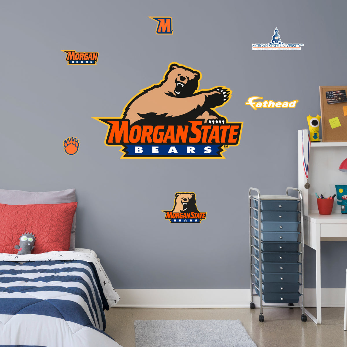 Morgan State University - RealBig Logo Collection - Official NCAA - Re ...