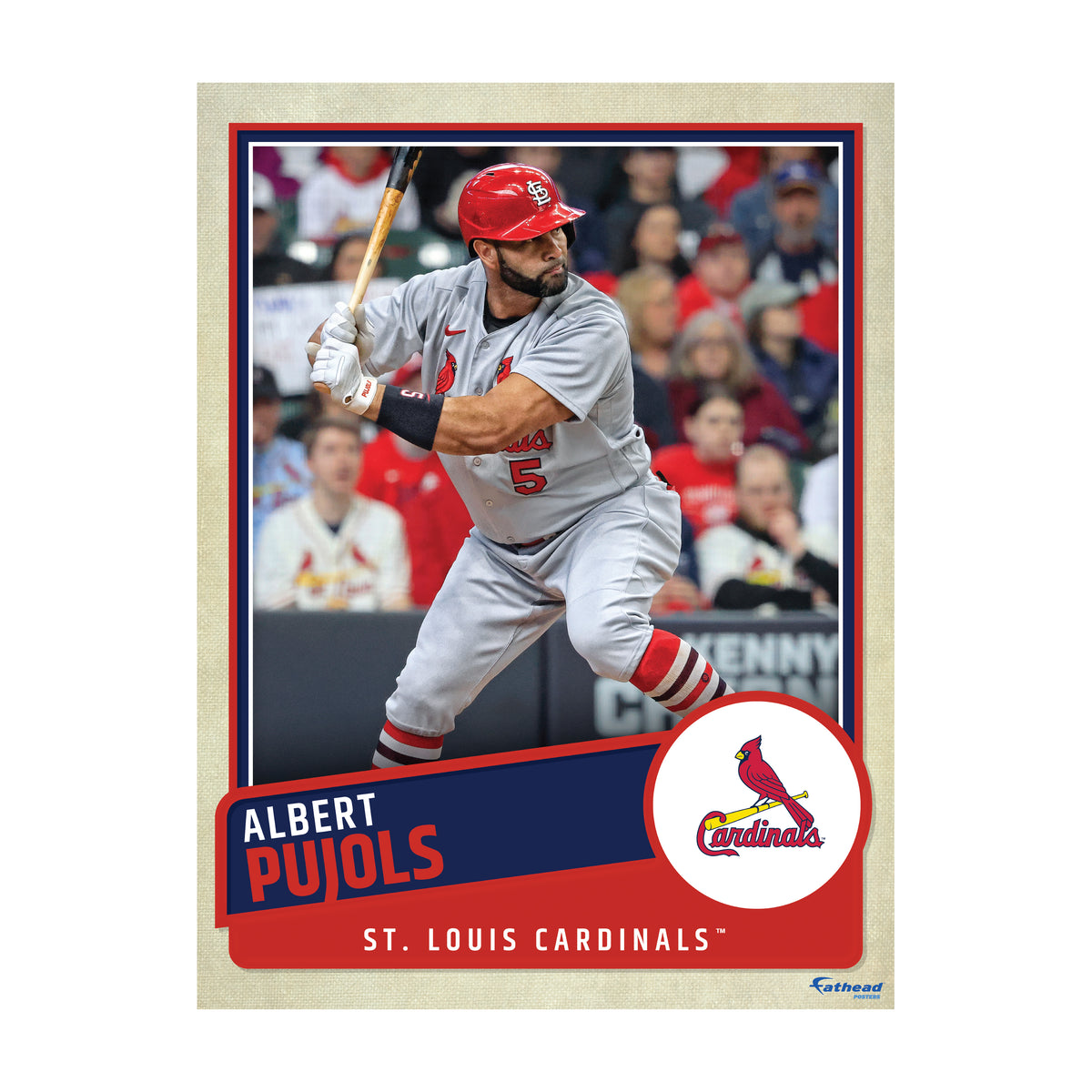 Albert Pujols - Peel & Stick Poster - Official MLB - St. Louis Cardina ...