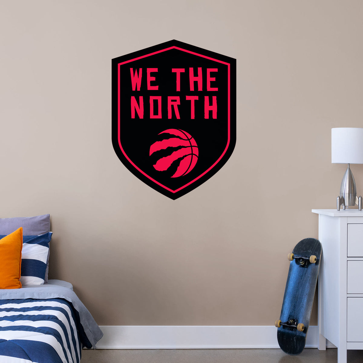 Toronto Raptors: 'We The North' Logo Wall Decal | Fathead Official Site