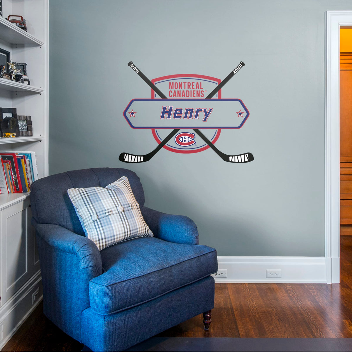 Montreal Canadiens - Badge - With Personalized Name - Official NHL - V ...