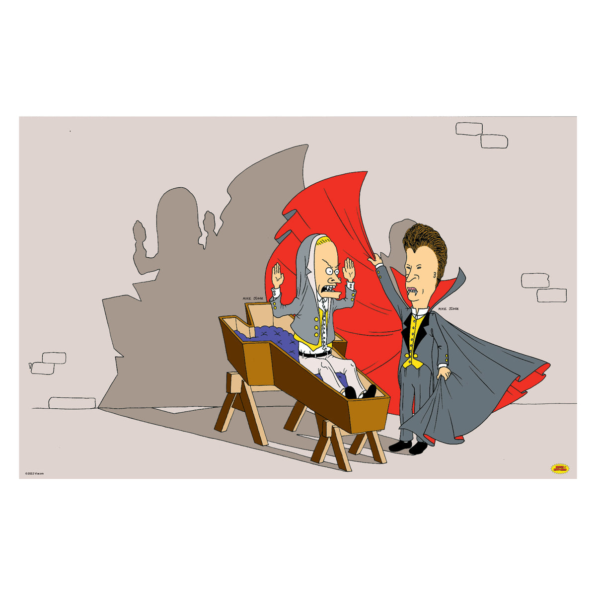 Beavis & Butt-Head - Dracula - Peel & Stick Poster - Official Paramoun ...