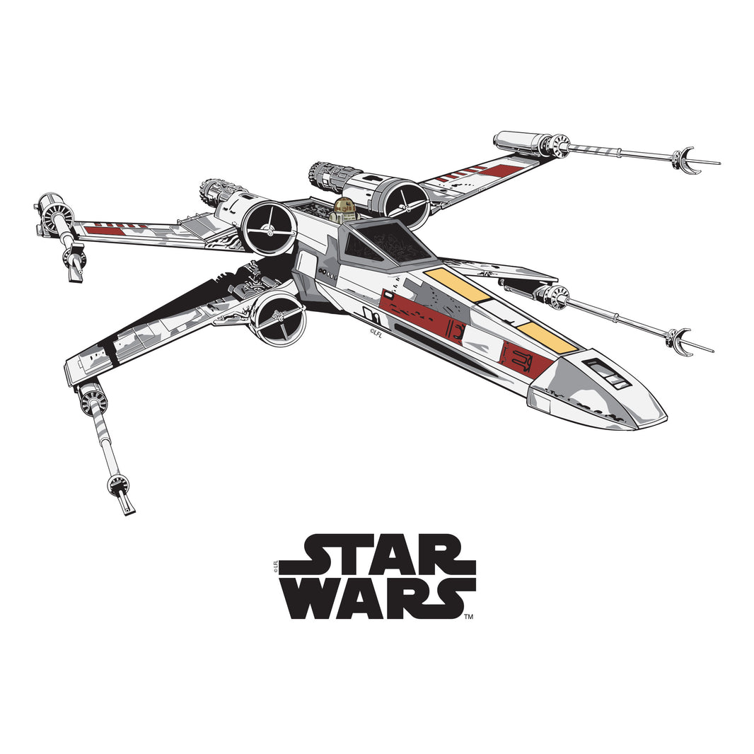 Star Wars Wall Art & Wall Decals – tagged "character-x-wing_vector ...