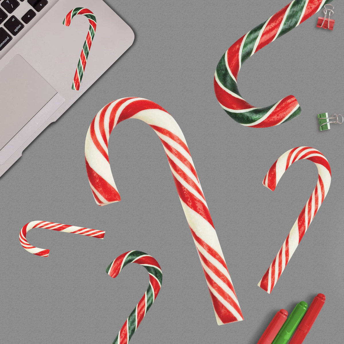Candy Cane Collection - Removable Vinyl Decal | Fathead Official Site