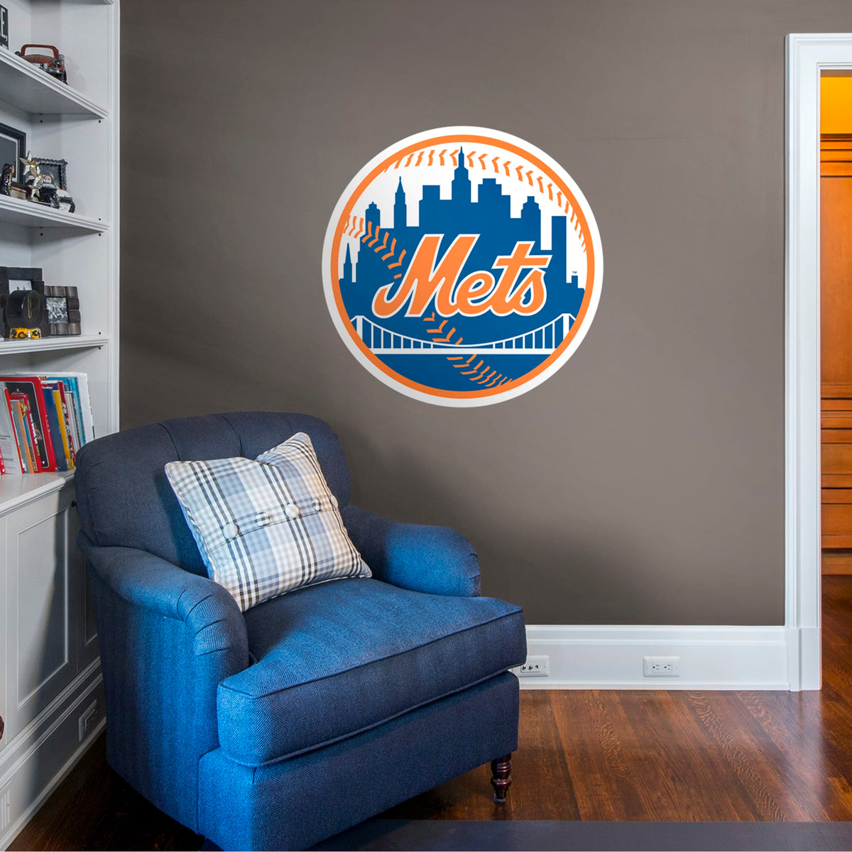 New York Mets: Logo Removable Wall Decal | Fathead Official Site