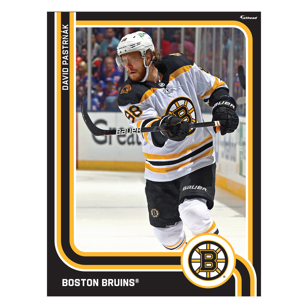 David Pastrňák - Peel & Stick Poster - Official NHL - Boston Bruins ...