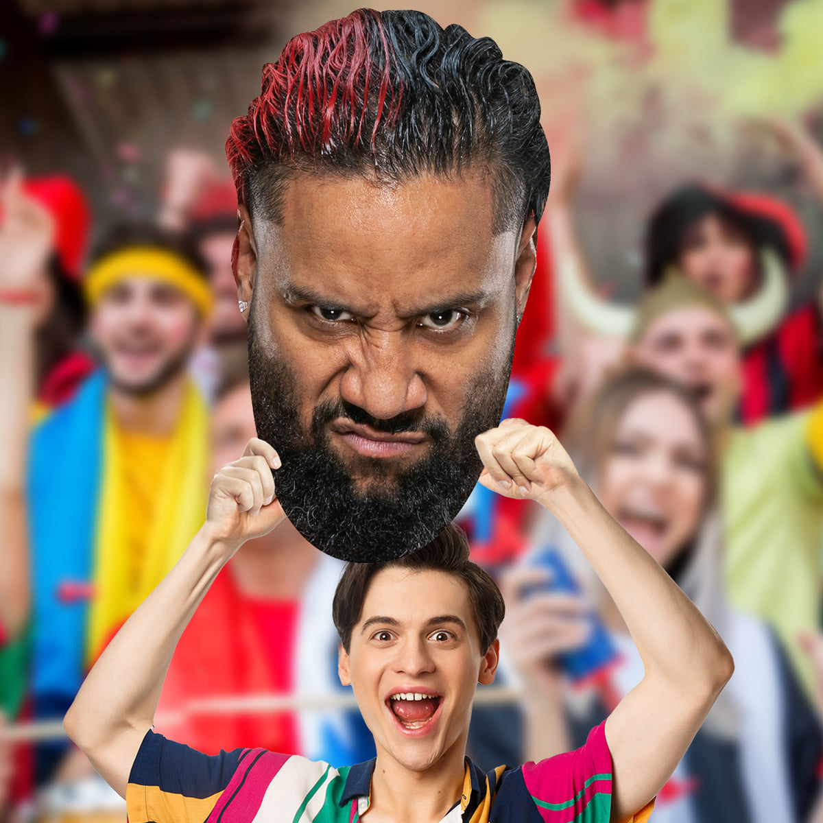 Jimmy Uso - Big Head - Official WWE - WWE - Foam Core Cutout – Fathead